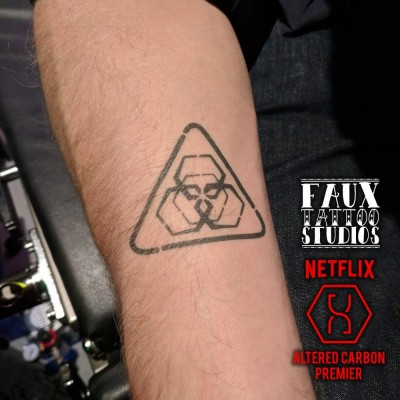 Netflix - Altered Carbon Premiere - Faux Tattoo Studios
